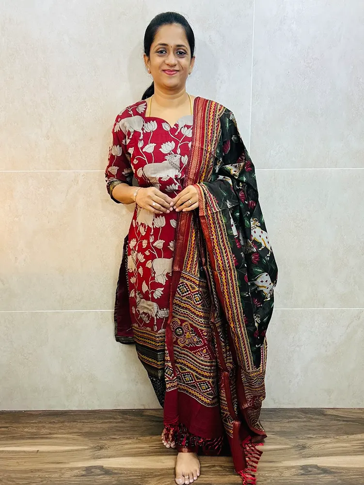Printed modal viscose set